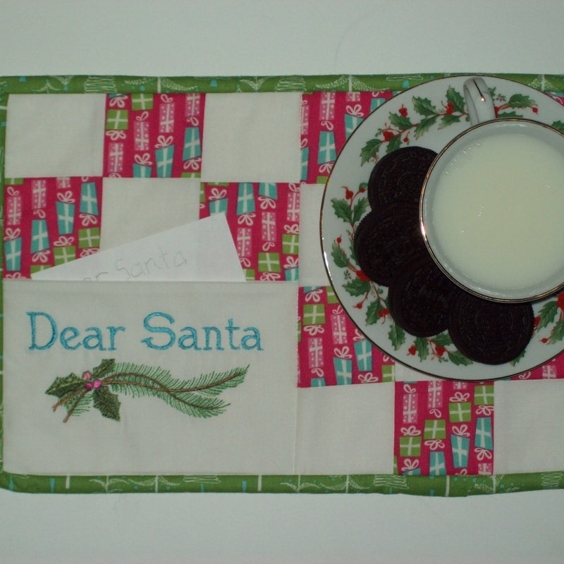 Dear Santa Placemat - Etsy