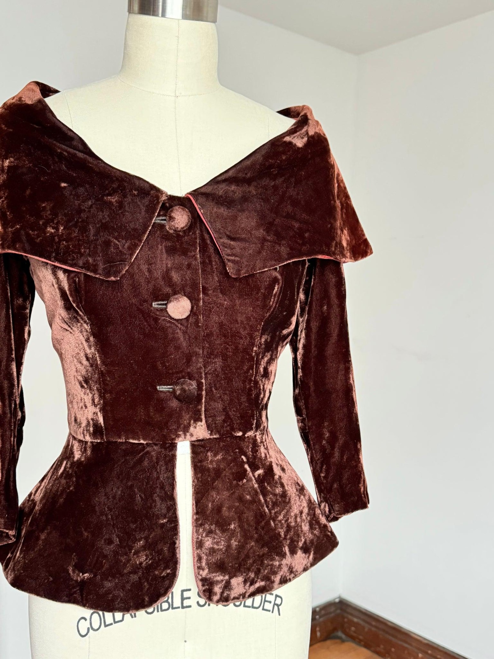Vintage 1950s Velvet New Look Blouse {xs} - Etsy