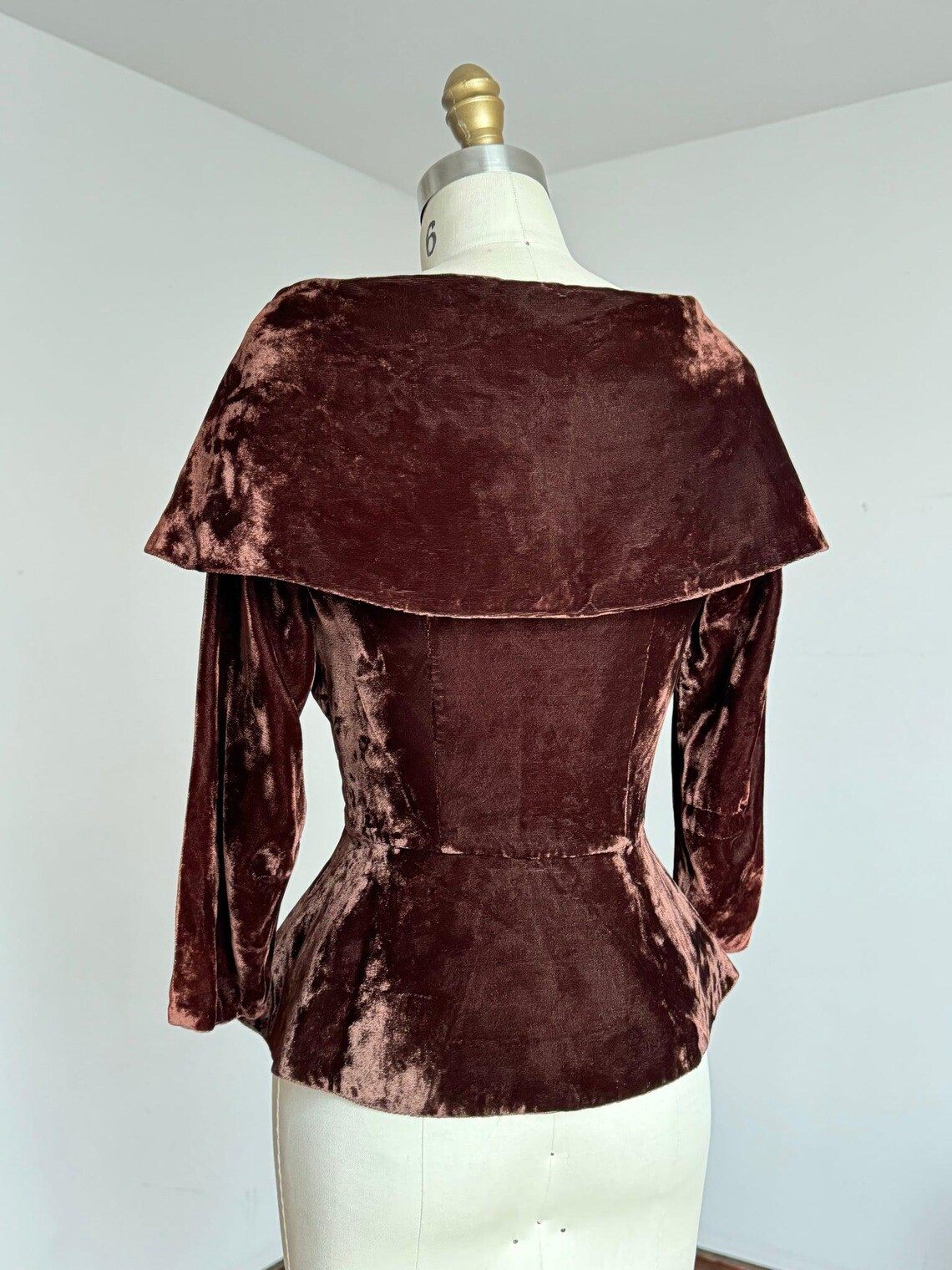 Vintage 1950s Velvet New Look Blouse {xs} - Etsy