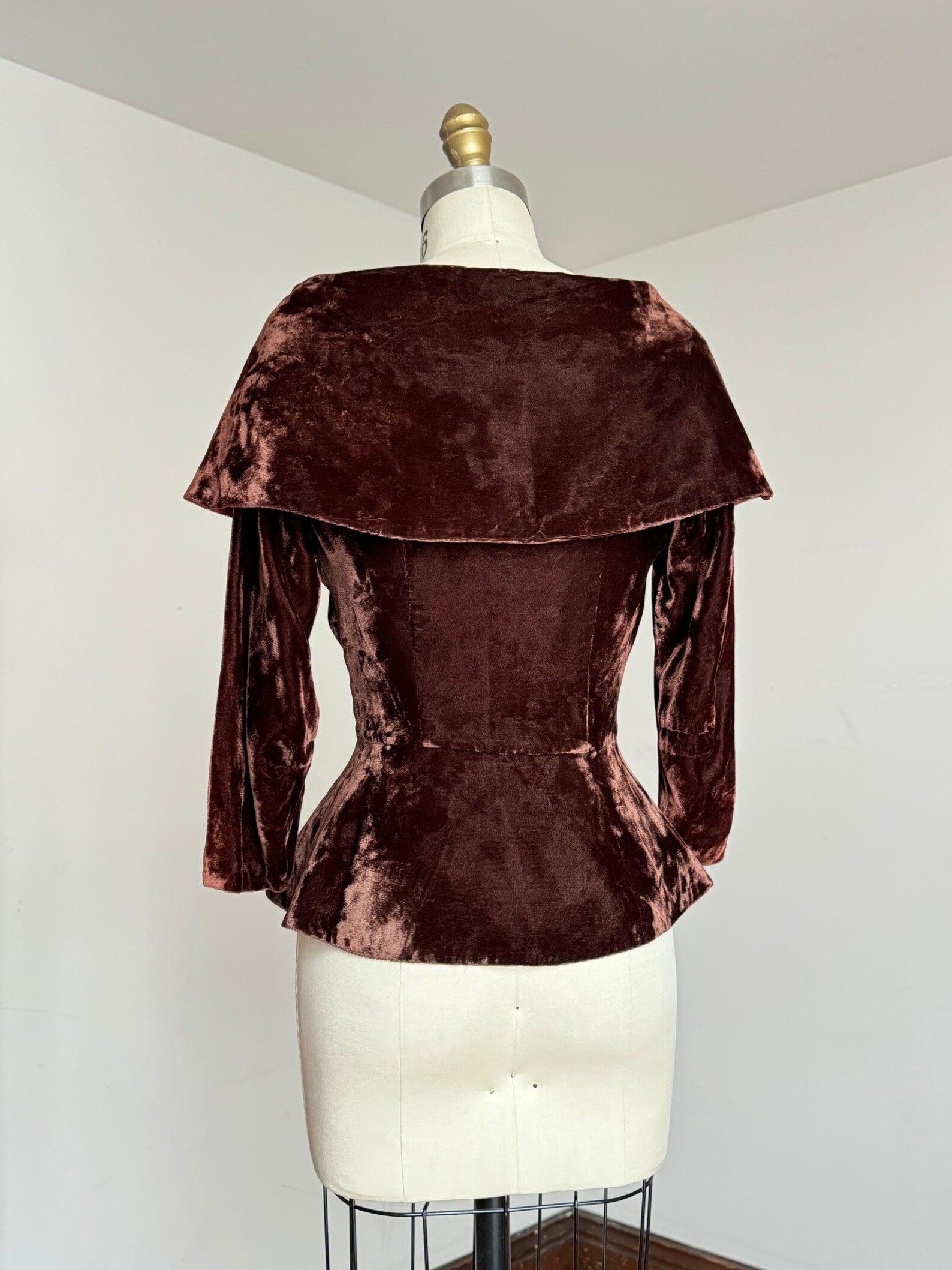 Vintage 1950s Velvet New Look Blouse {xs} - Etsy