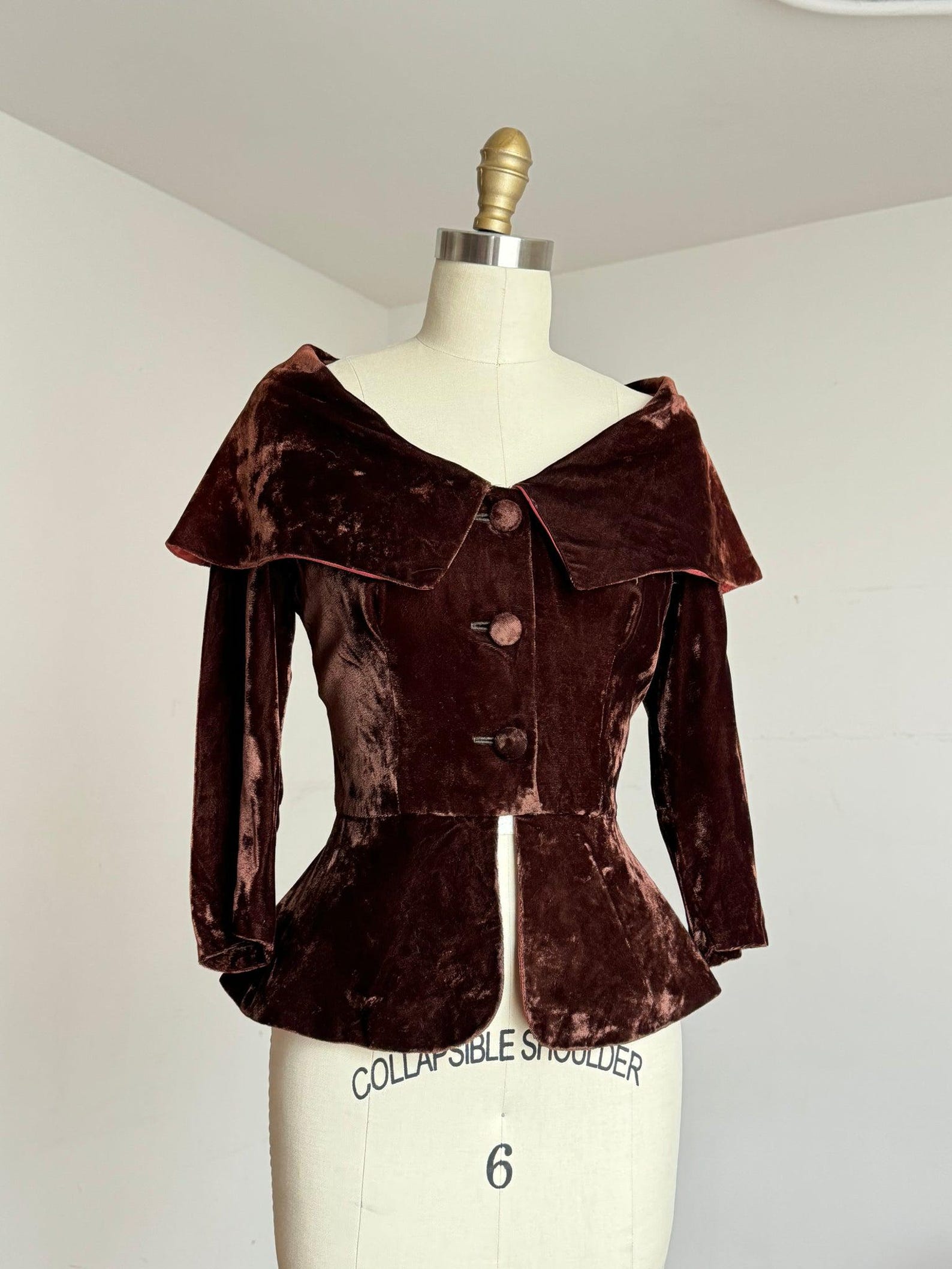 Vintage 1950s Velvet New Look Blouse {xs} - Etsy