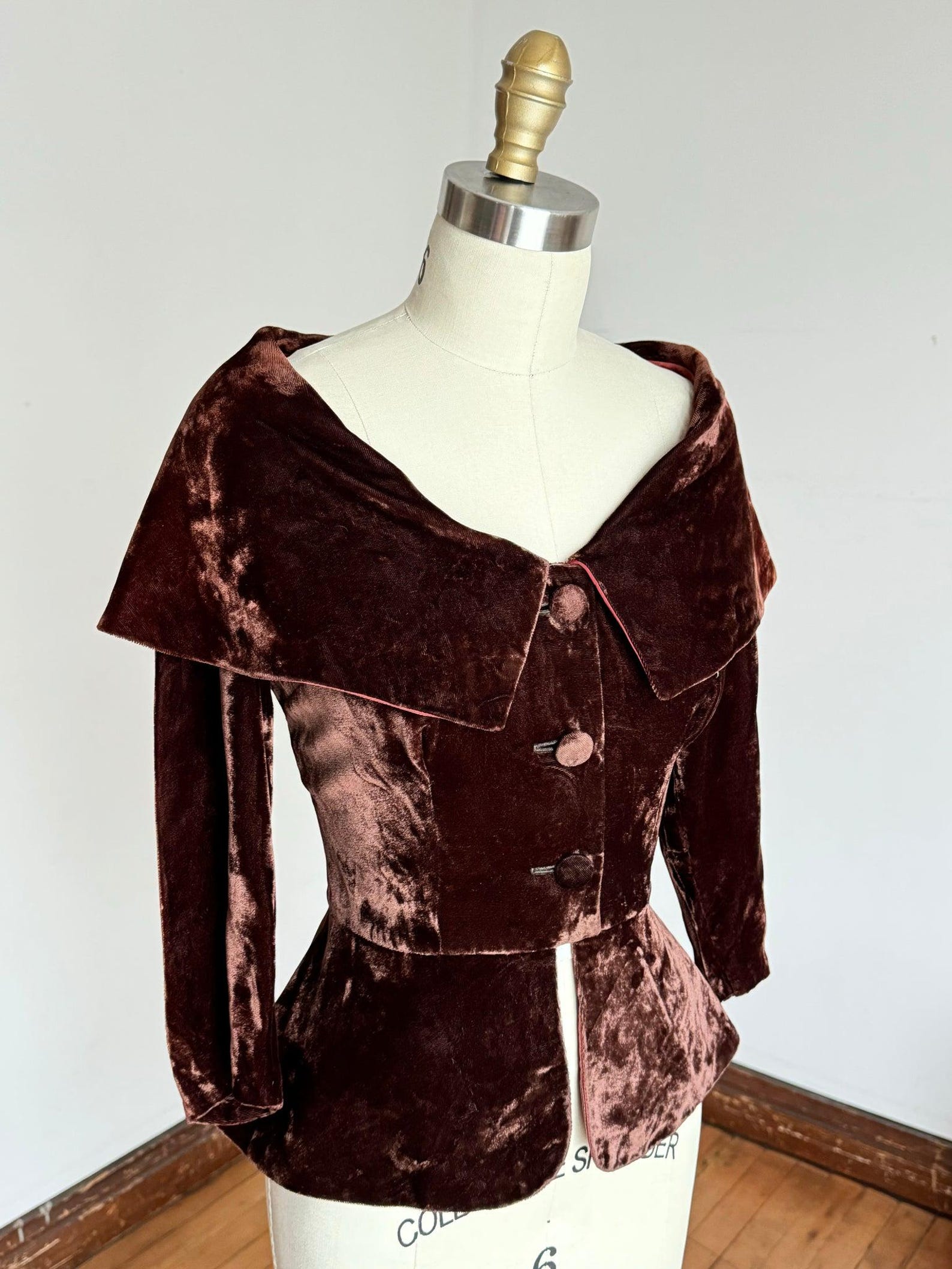Vintage 1950s Velvet New Look Blouse {xs} - Etsy
