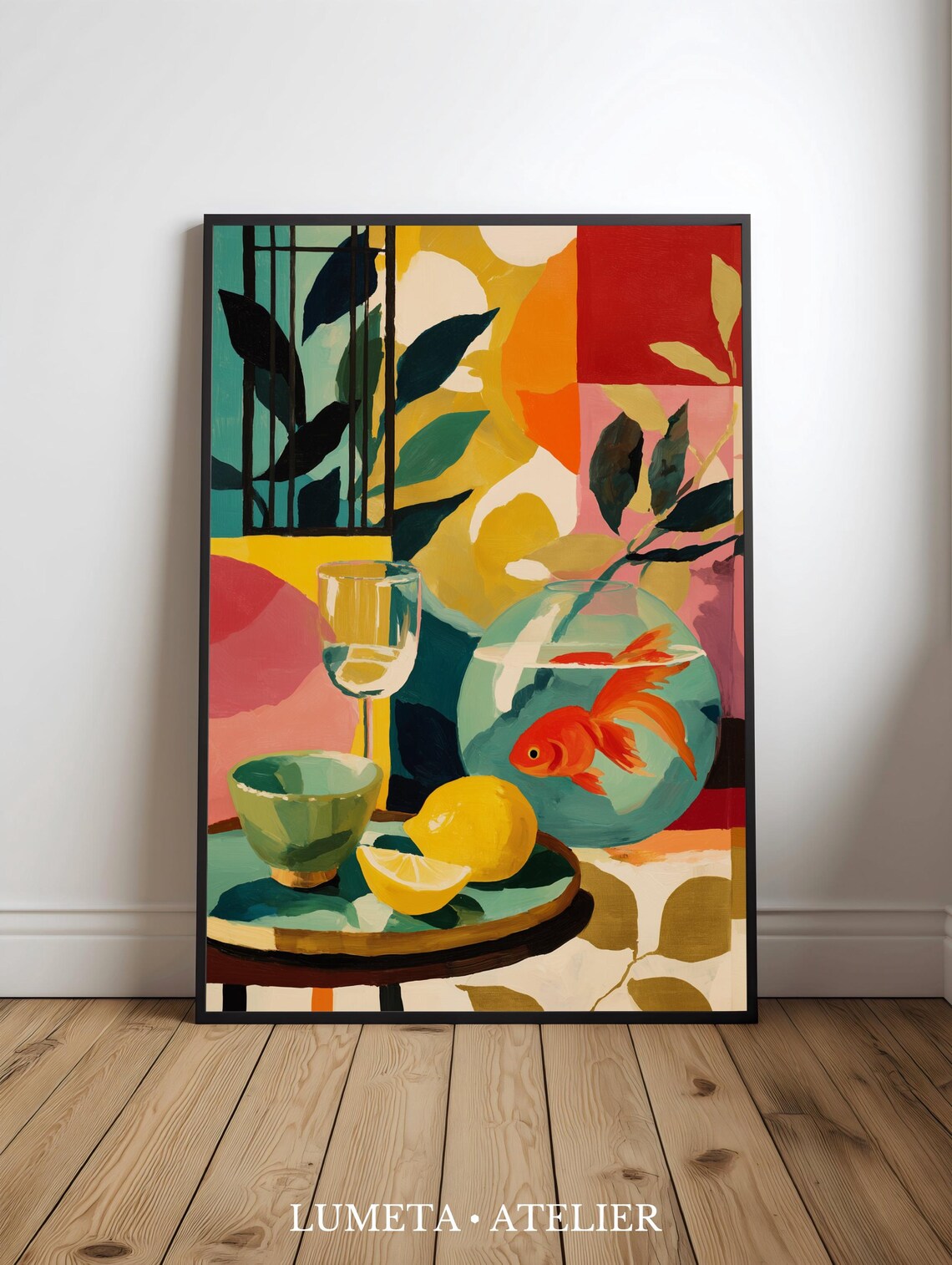 Henri Matisse Goldfish Bowl Print | Colorful Giclee Art Print Oil ...