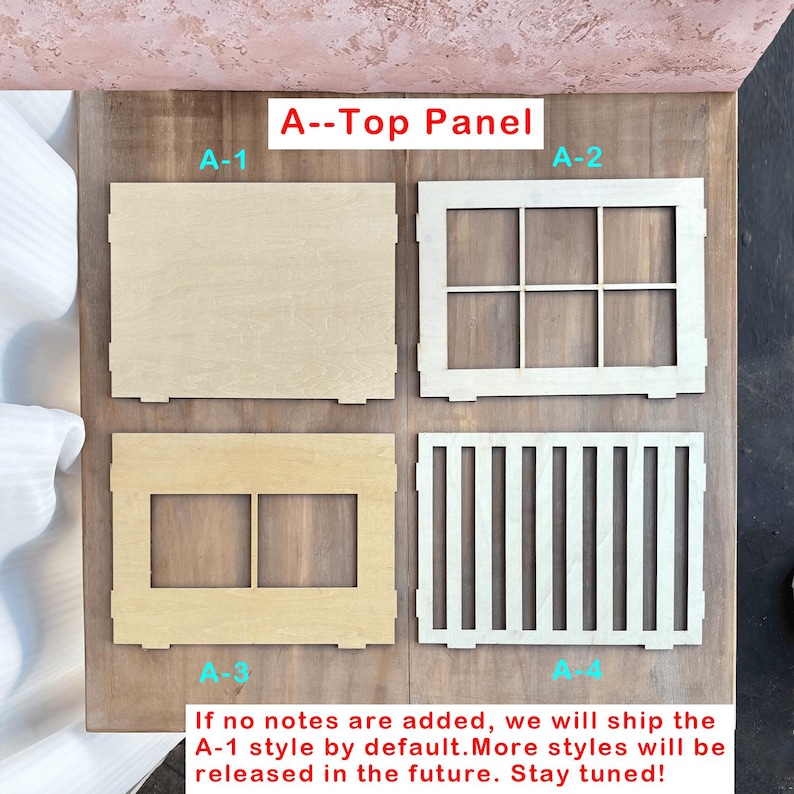 1:12 Scale Modular Dollhouse Room Box Kit | Stackable, No - Glue Laser ...