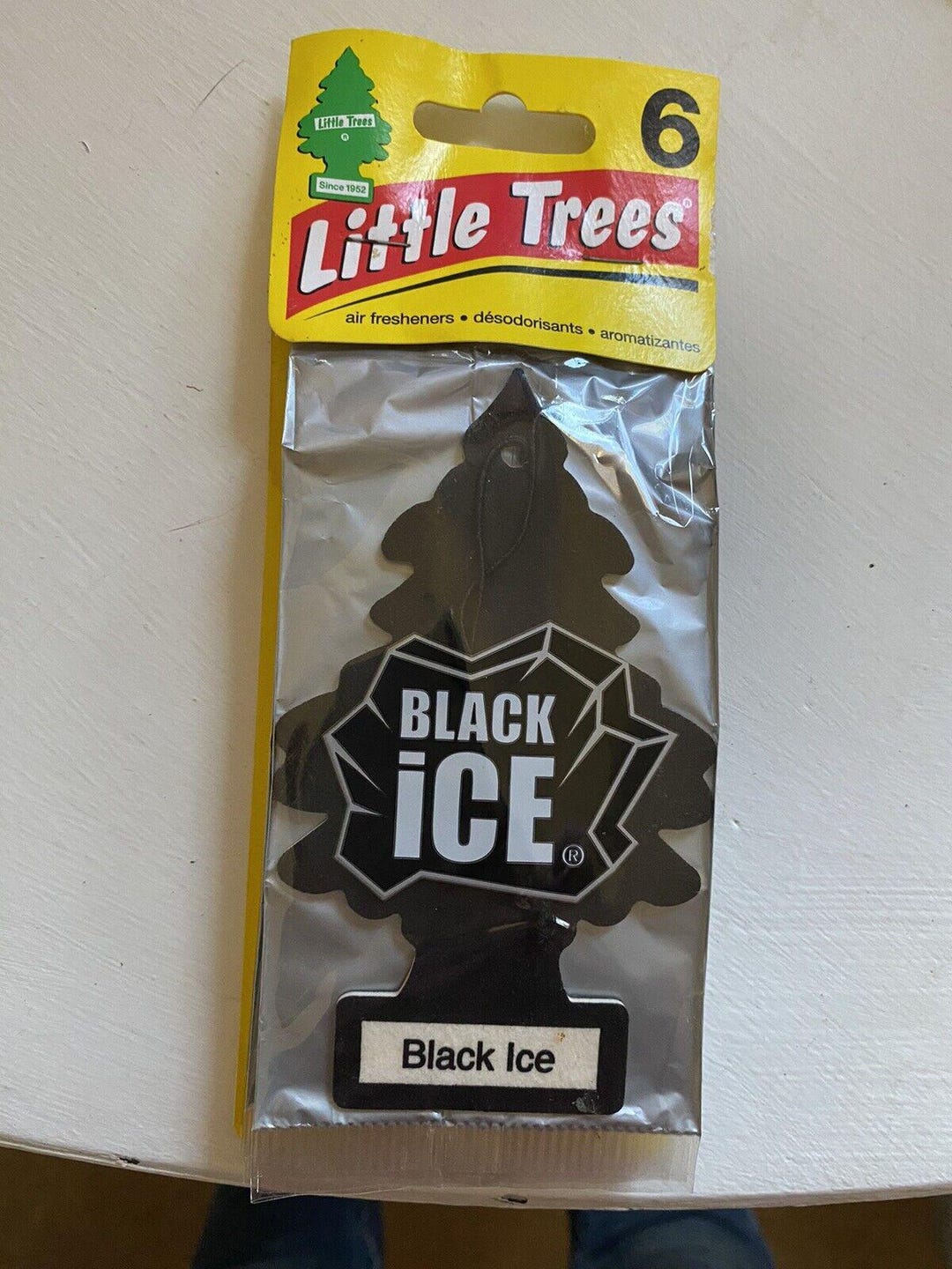 NEW LITTLE TREES Black Ice Scent 6 Count - Etsy