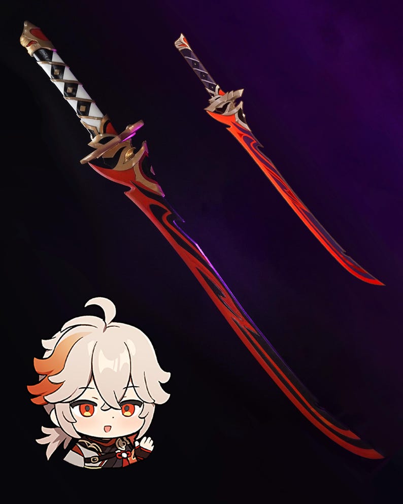 Kagotsurube Isshin Sword Genshin Impact for Kazuha Cosplay EVA Foam ...