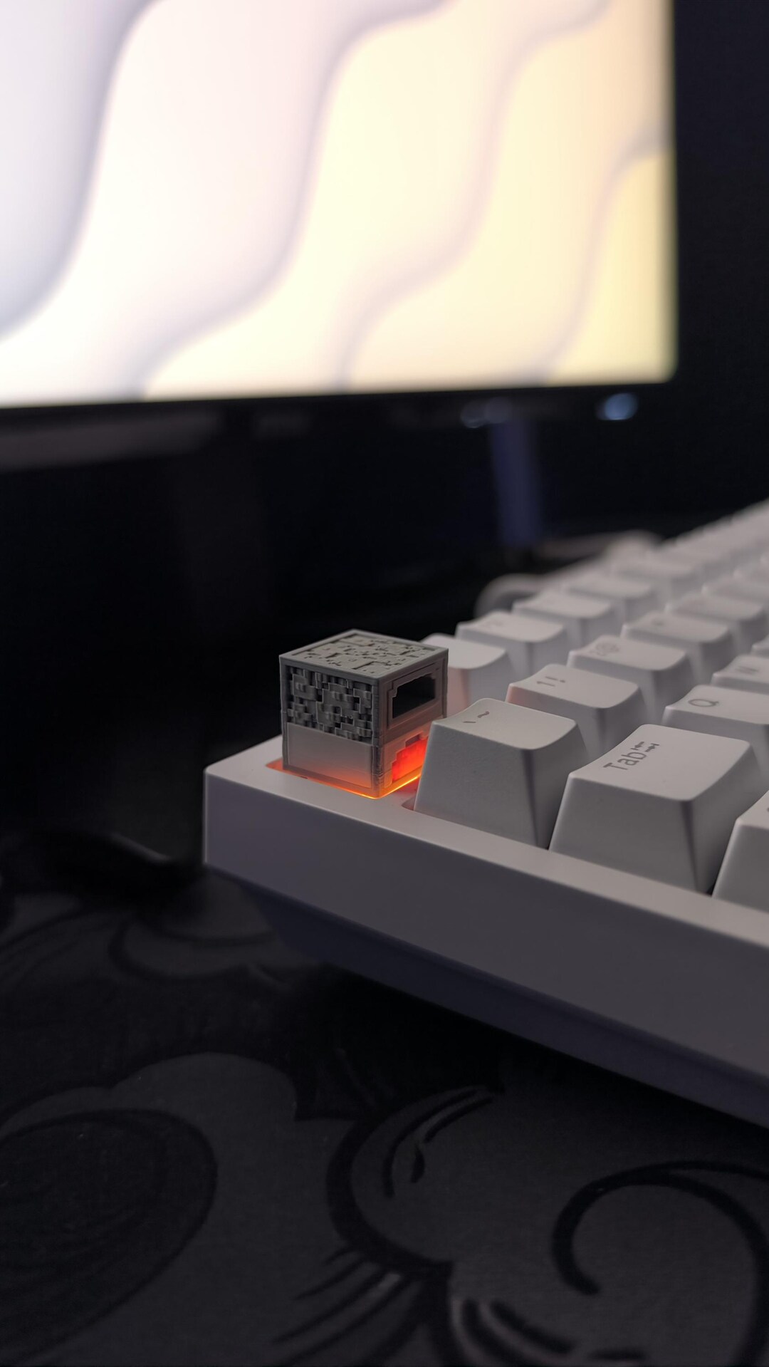Minecraft Furnace Artisan Keycap (actually Glows) - Etsy