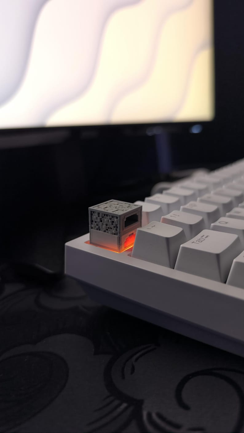 Minecraft Furnace Artisan Keycap (actually Glows) - Etsy