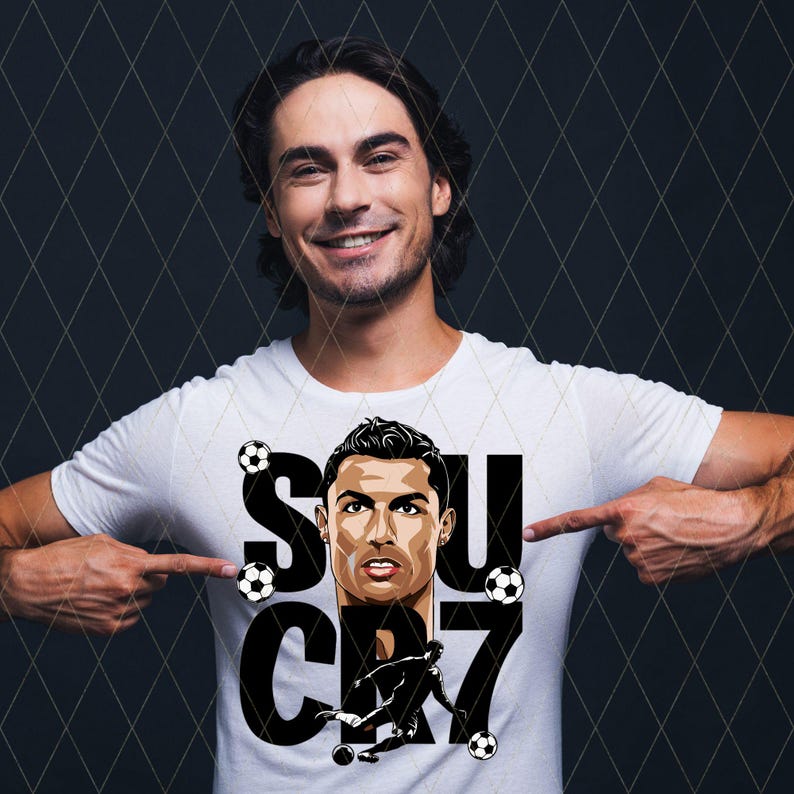 Ronaldo Siuuuu PNG SVG - Digital Download, Football PNG Download ...