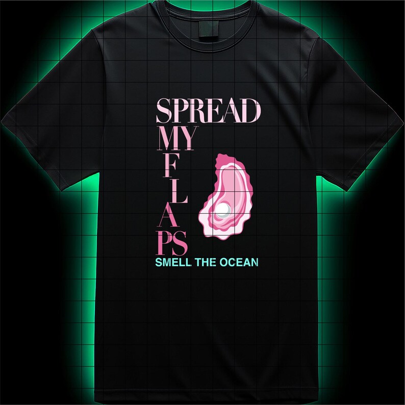 Funny Clam Shell PNG SVG: Spread My Flaps Smell the Ocean Png Design ...