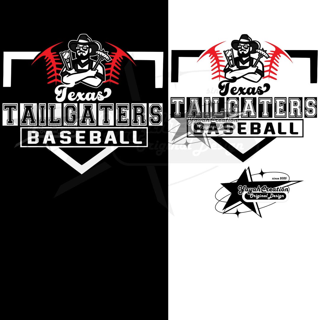 Texas Tailgaters Baseball SVG PNG: Bananas Design (digital Download) - Etsy
