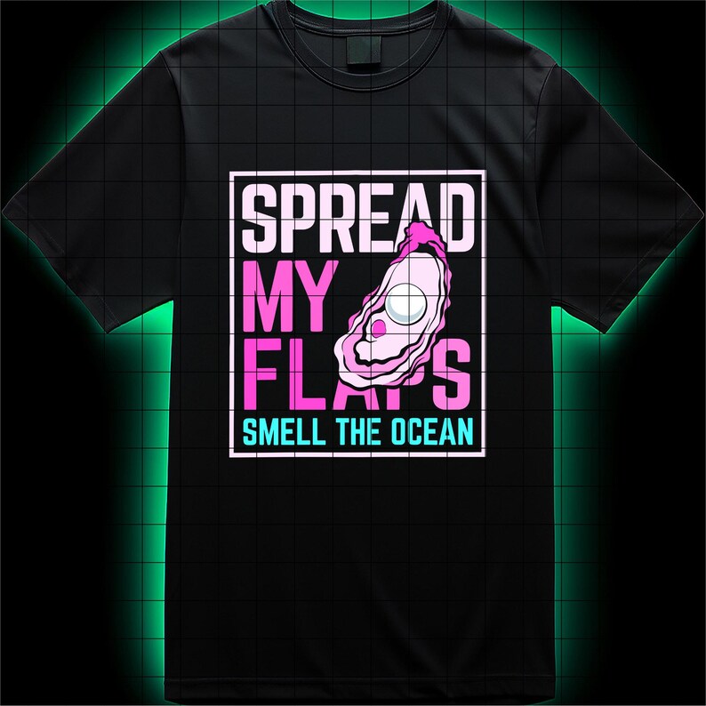 Funny Clam Shell PNG SVG: Spread My Flaps Smell the Ocean Png Design ...
