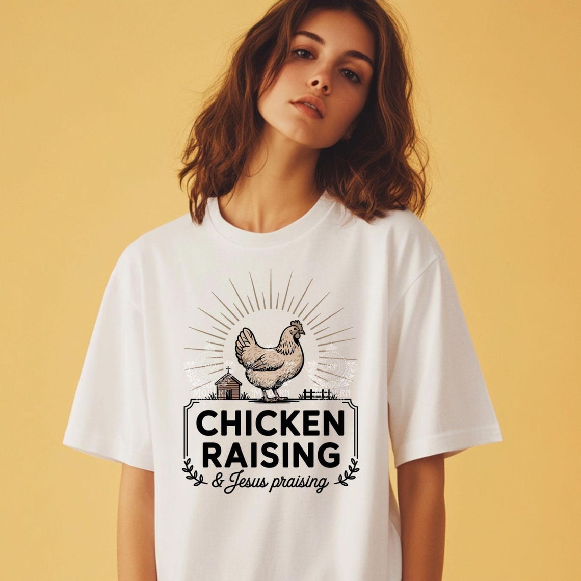 20 Chicken Raising & Jesus Praising PNG Jesus Christian Faith Trendy ...