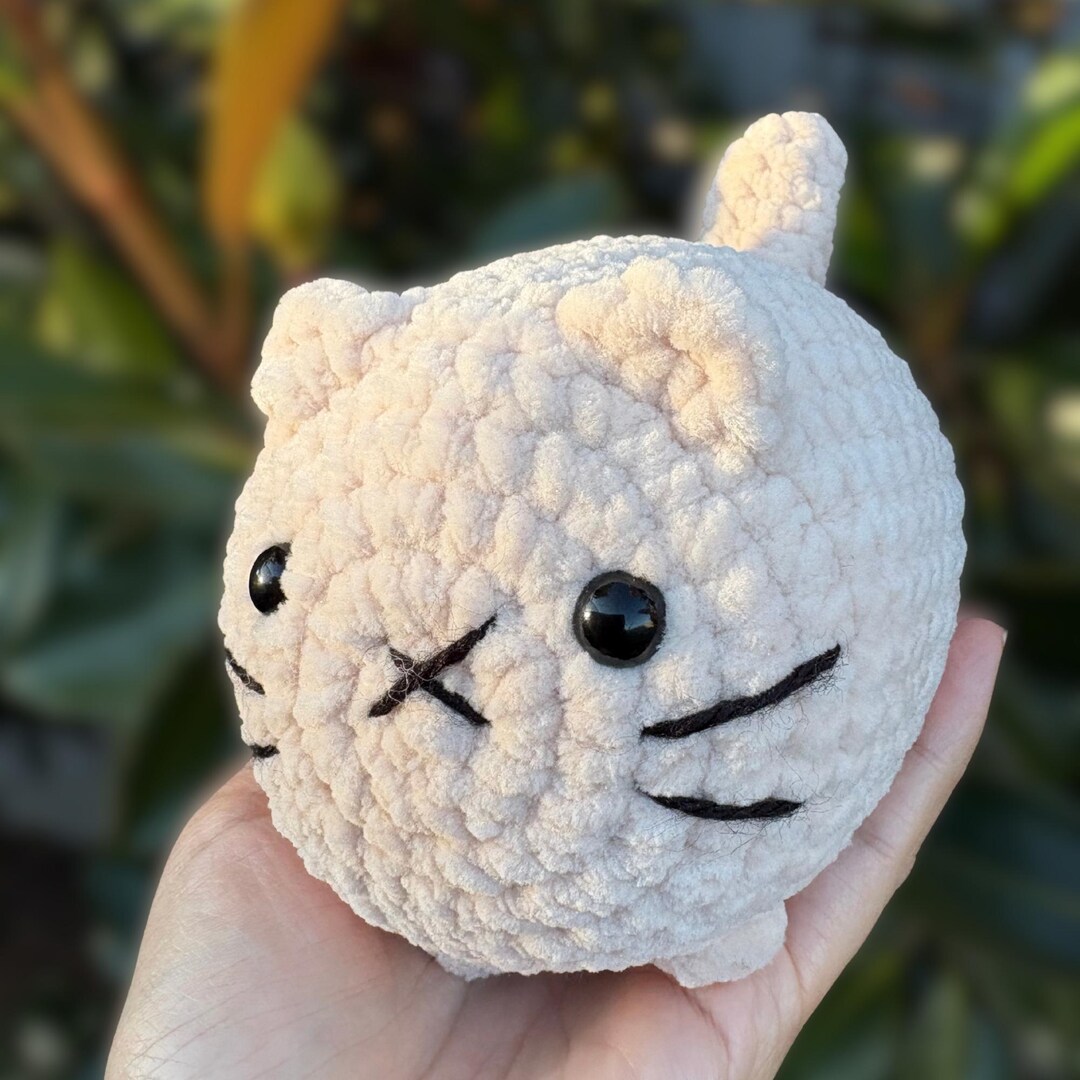 Crochet Loaf Cat Toy | Handmade Polyester Kitten | Stuffed Toy | Cute ...