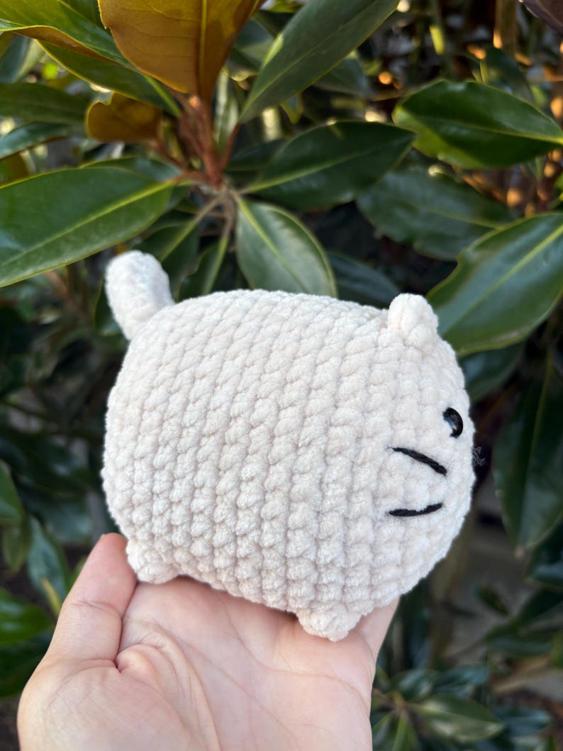 Crochet Loaf Cat Toy | Handmade Polyester Kitten | Stuffed Toy | Cute ...