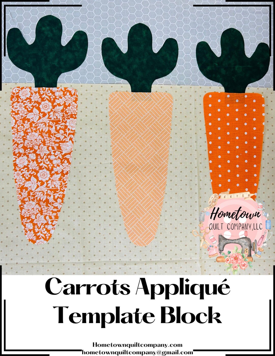 Carrots Block Template - Etsy