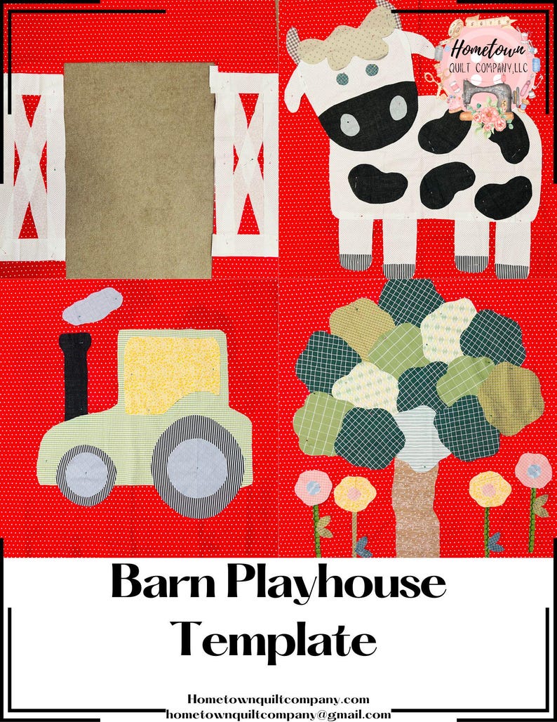 Barn Playhouse Template - Etsy
