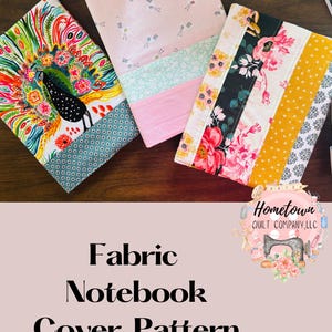 Fabric Composition Notebook Cover Pattern - Etsy