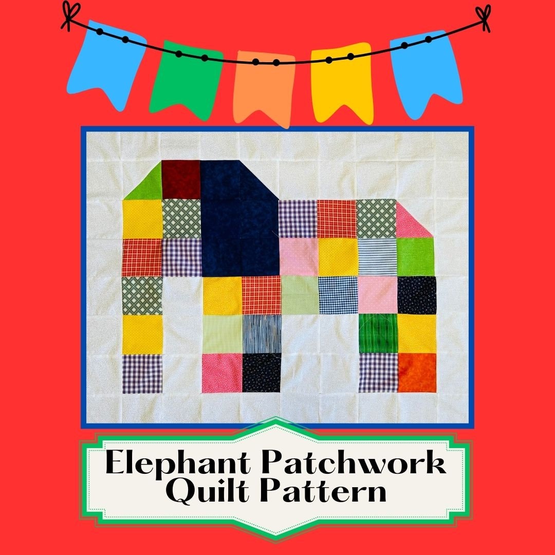 Elephant Quilt Pattern - Etsy