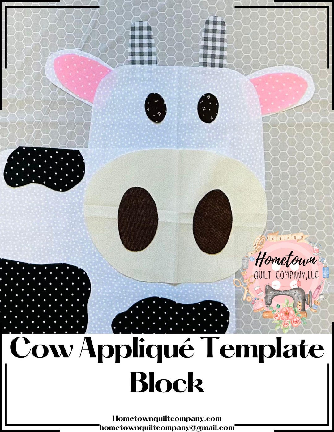 Cow Block Template - Etsy