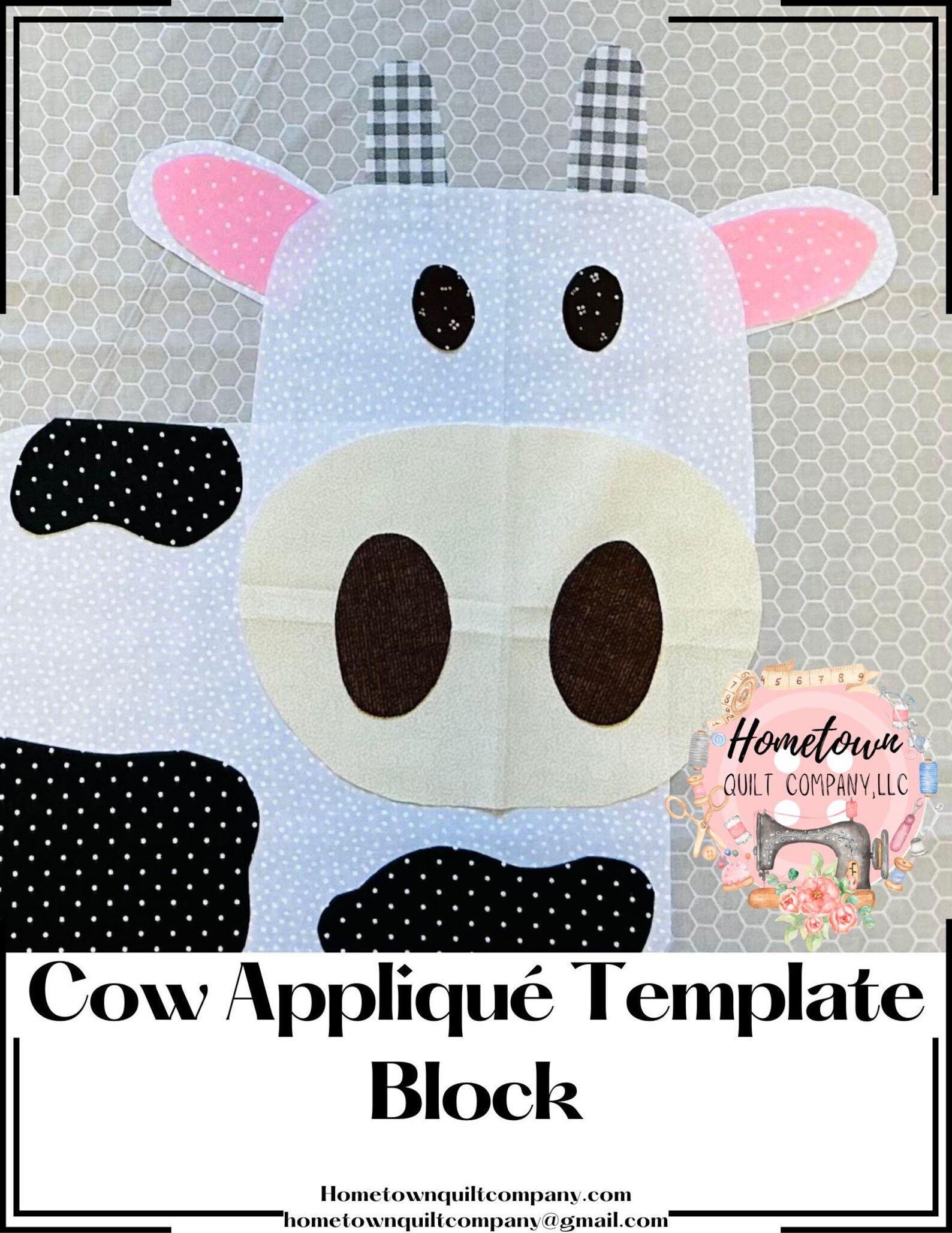 Cow Block Template - Etsy