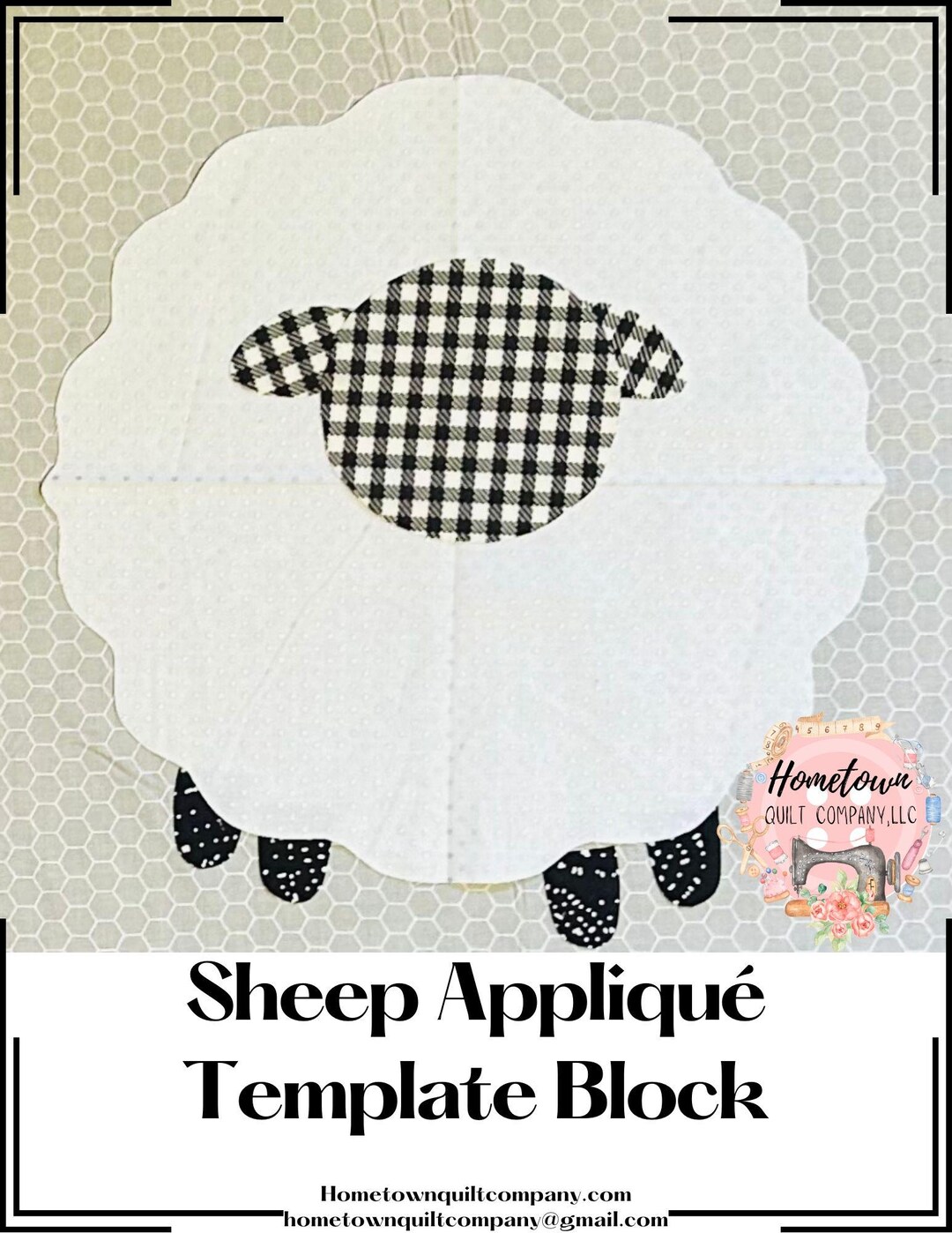 Sheep Block Template - Etsy
