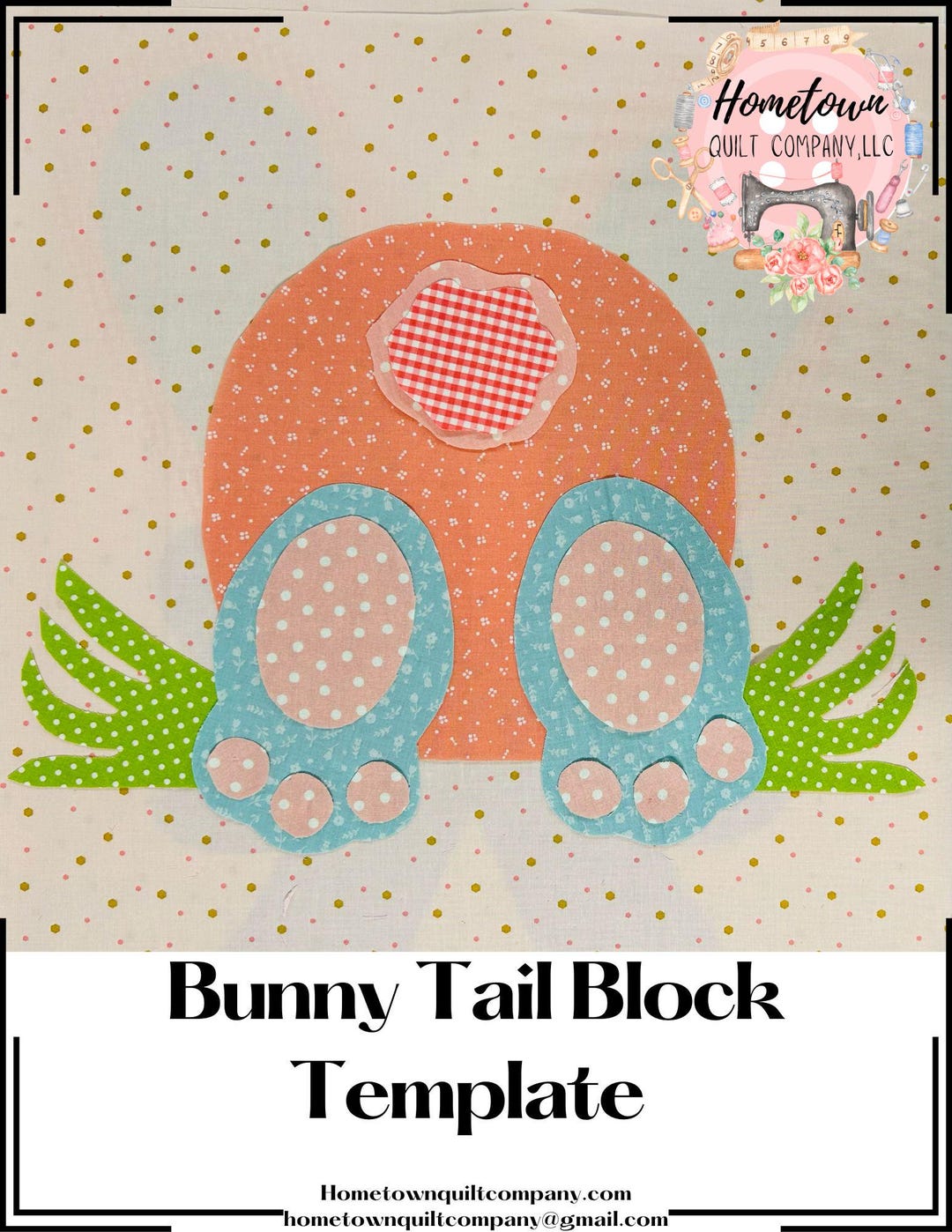 Bunny Tail Block Template - Etsy