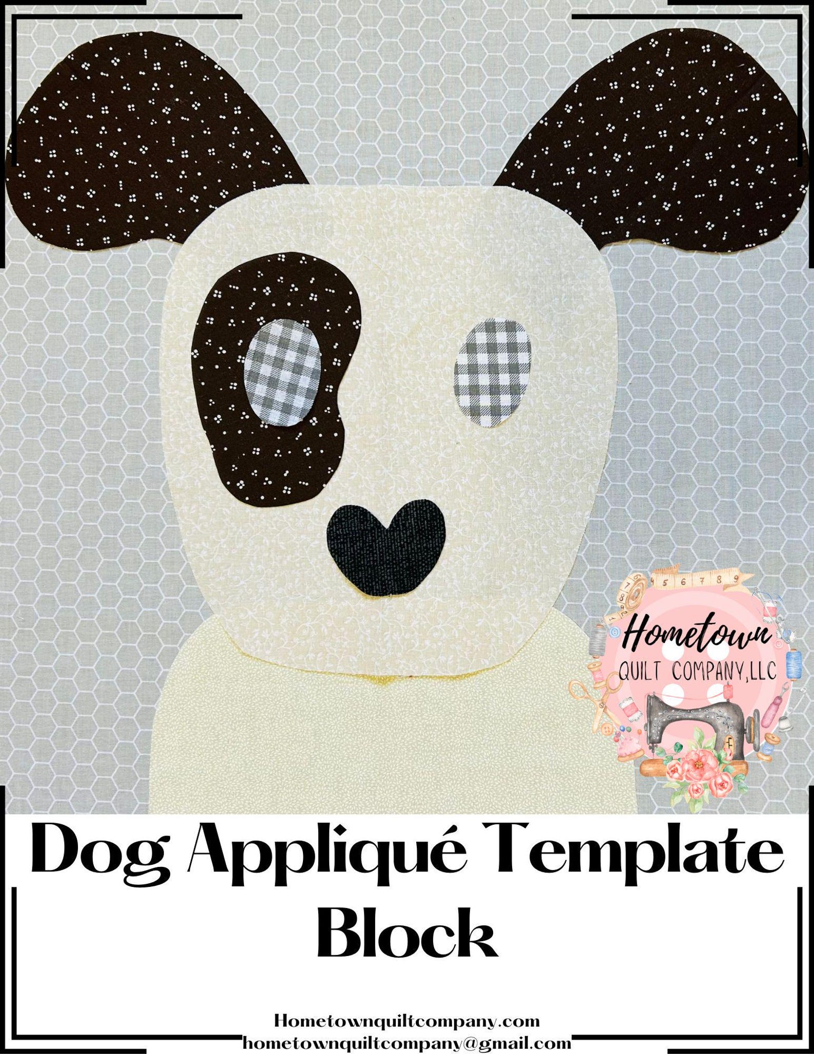 Dog Block Template - Etsy