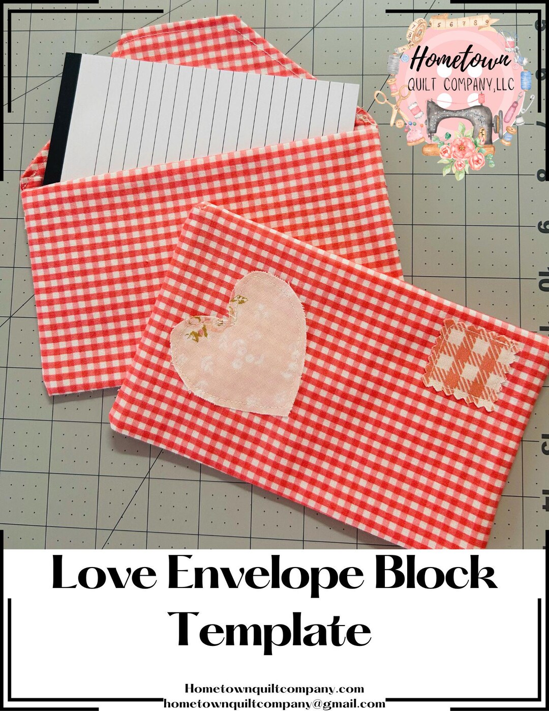 Love Envelope Block Template - Etsy
