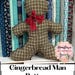 Gingerbread Man Pattern - Etsy