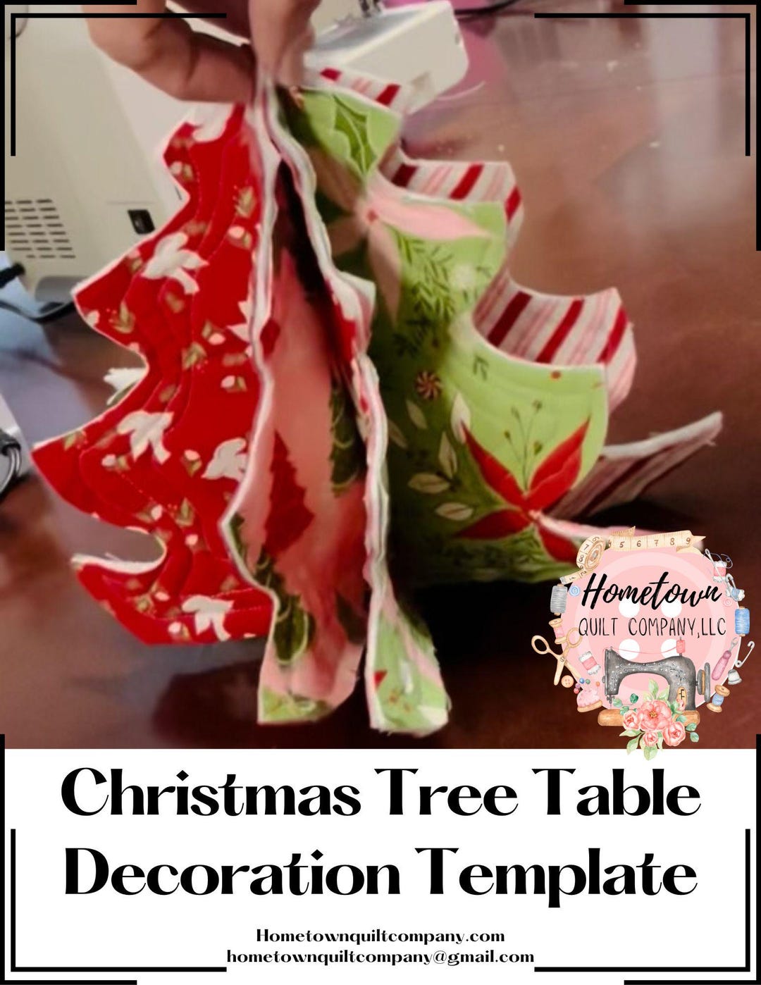 Christmas Tree Table Decoration Template - Etsy