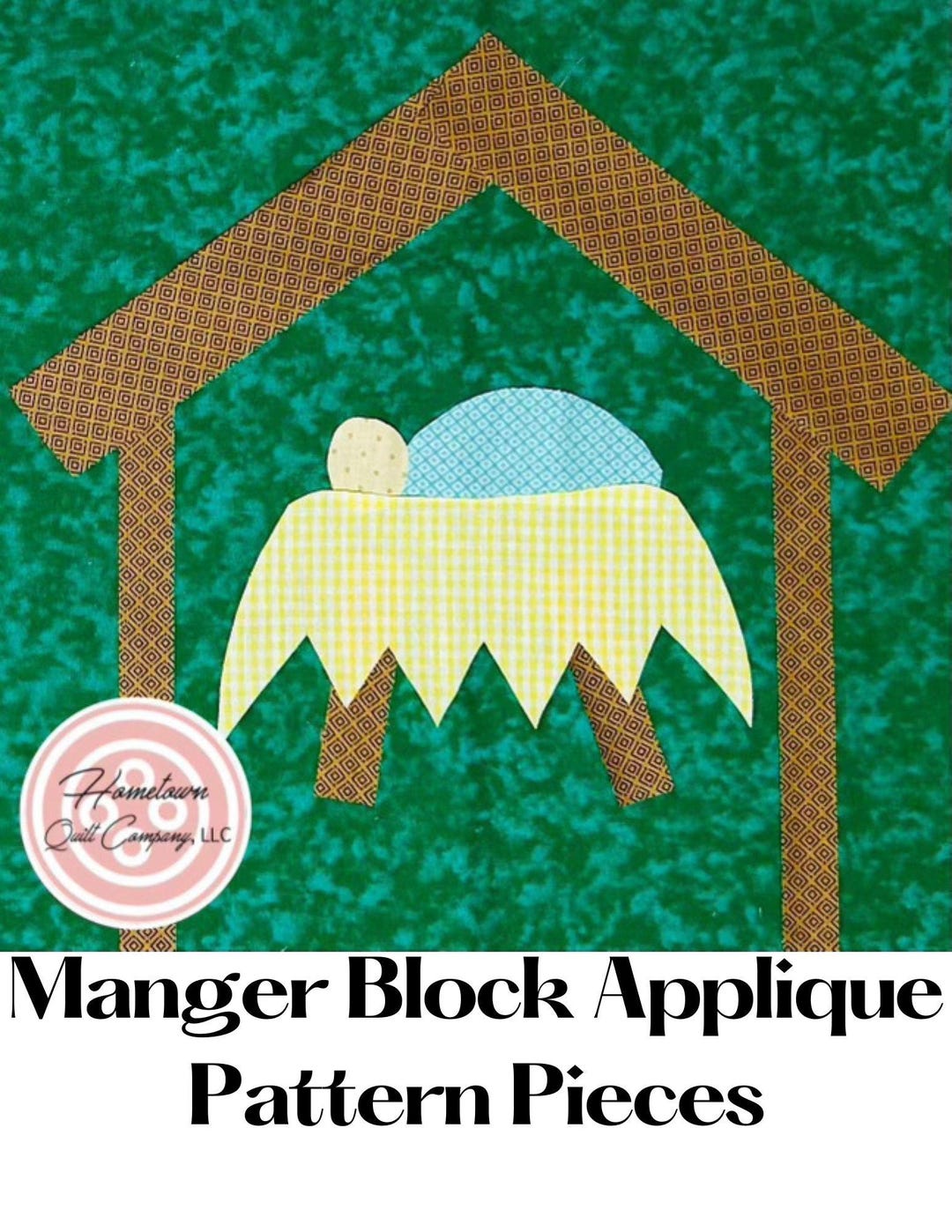 Manger Appliqué Quilt Block Pattern - Etsy