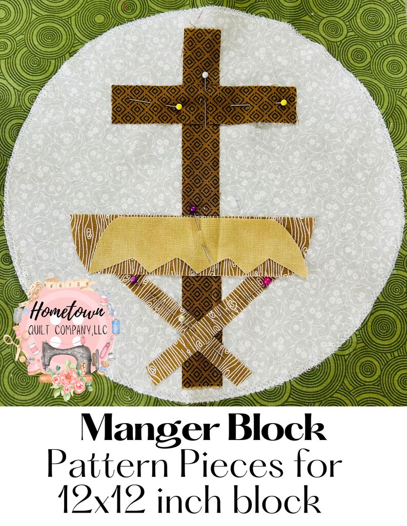 Manger Two Appliqué Quilt Block Pattern - Etsy