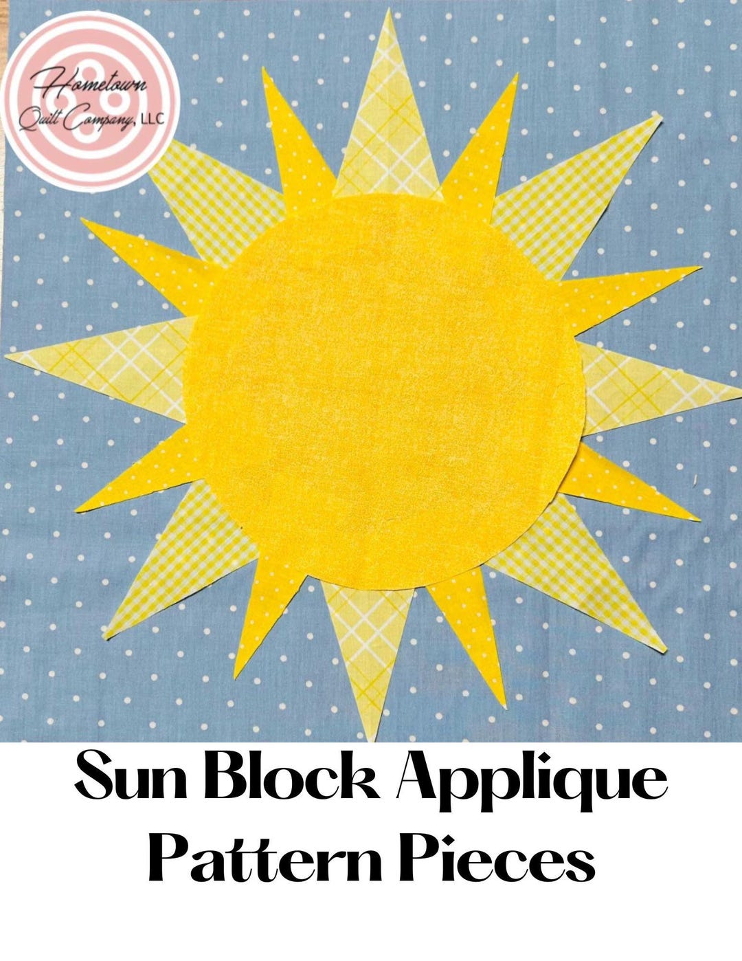 Sun Appliqué Quilt Block Pattern - Etsy