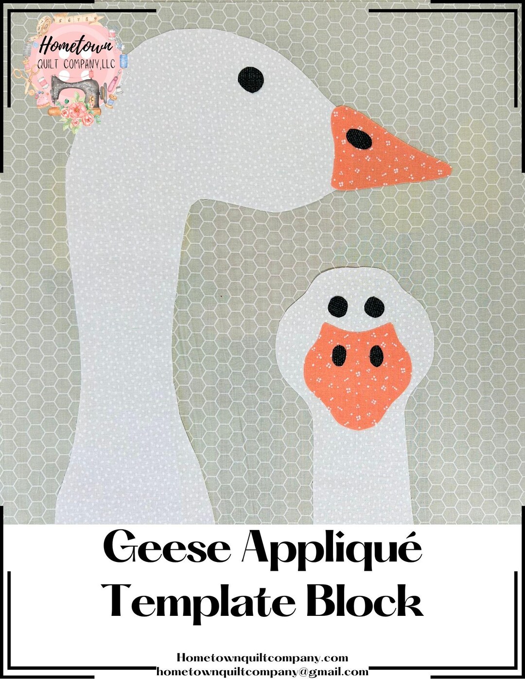Geese Block Template - Etsy