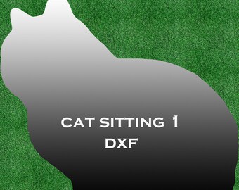 Cat 2 - DXF and SVG Files - Etsy UK