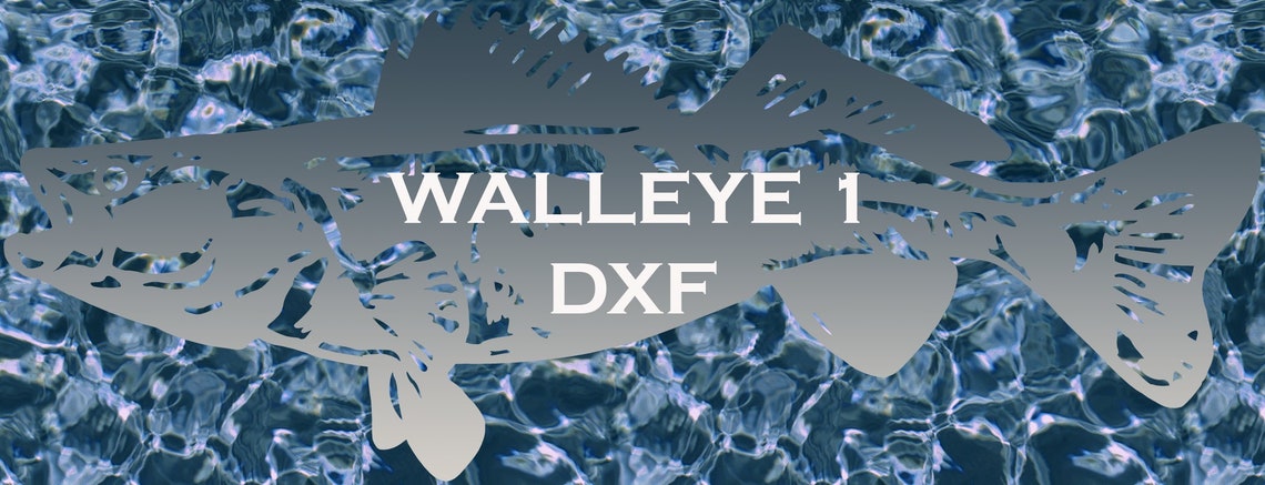 Walleye 1 - DXF and SVG Files - Etsy