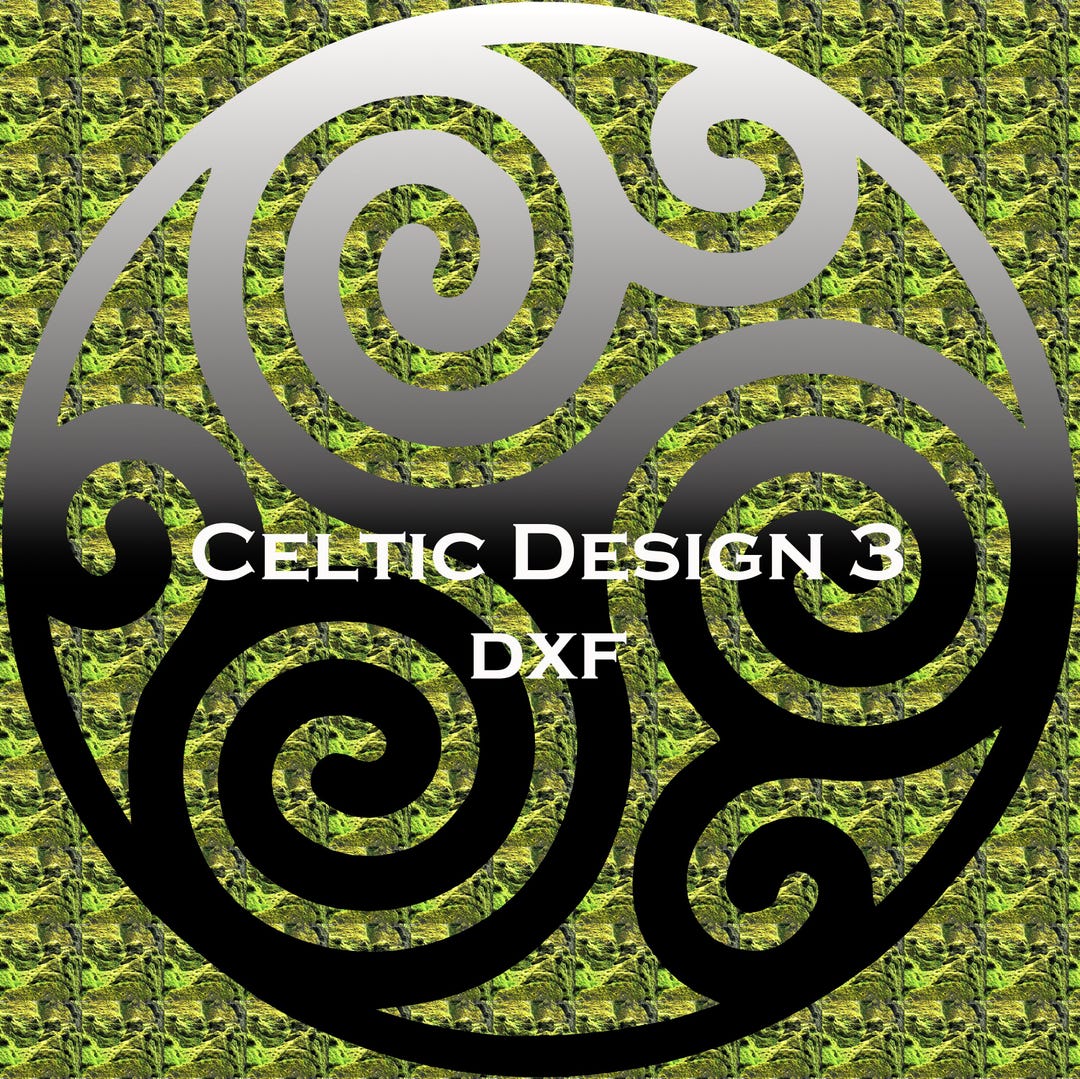 Celtic Design 3 - DXF and SVG Files - Etsy
