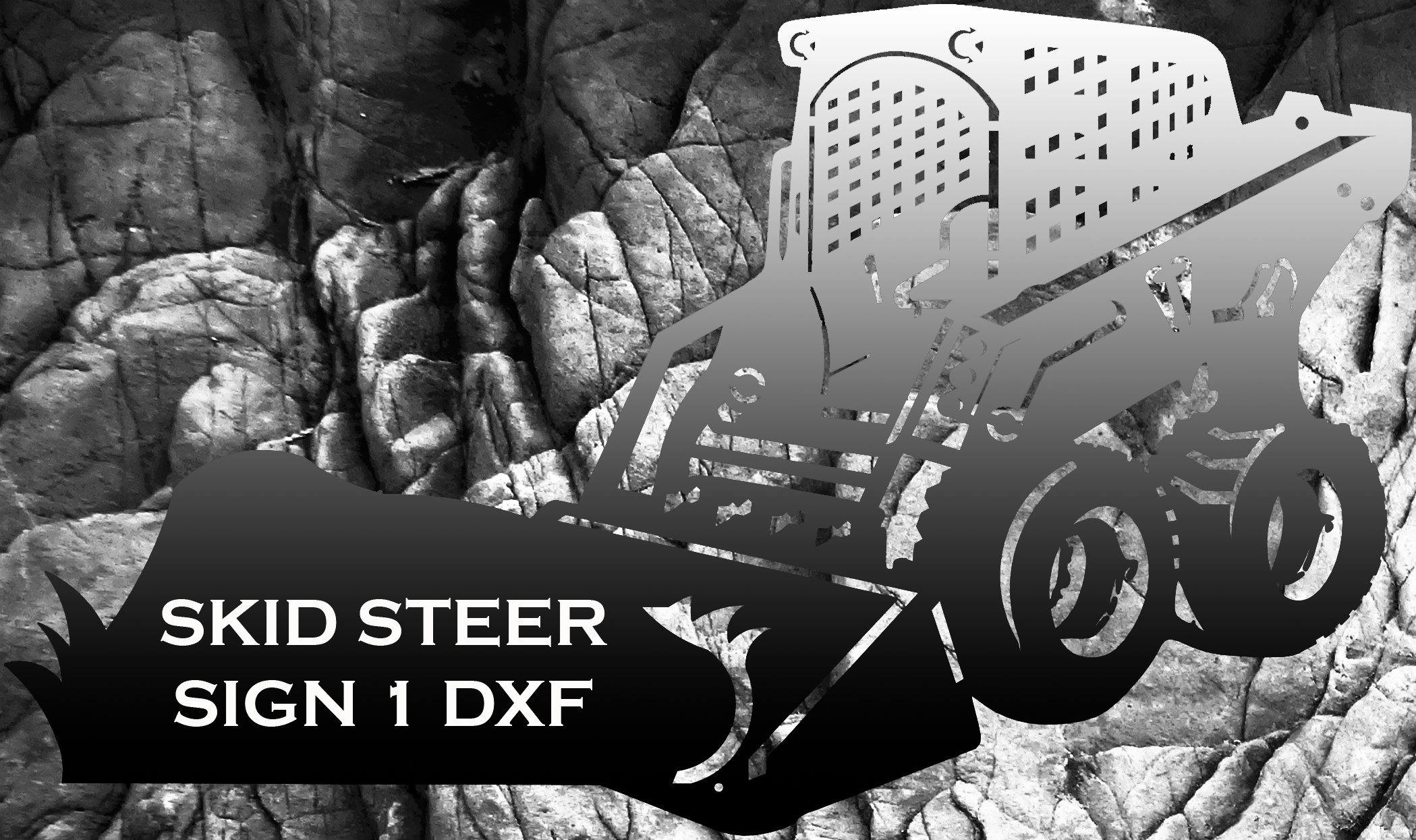 Skid Steer Sign 1 - DXF and SVG Files - Etsy