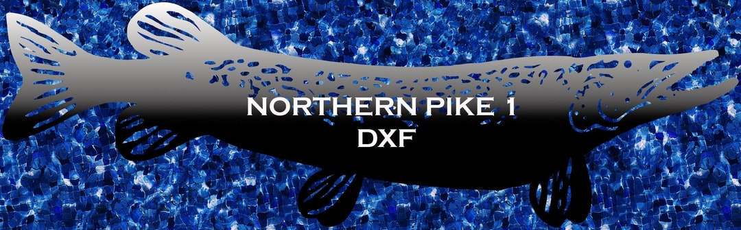 Northern Pike 1 - DXF and SVG Files - Etsy