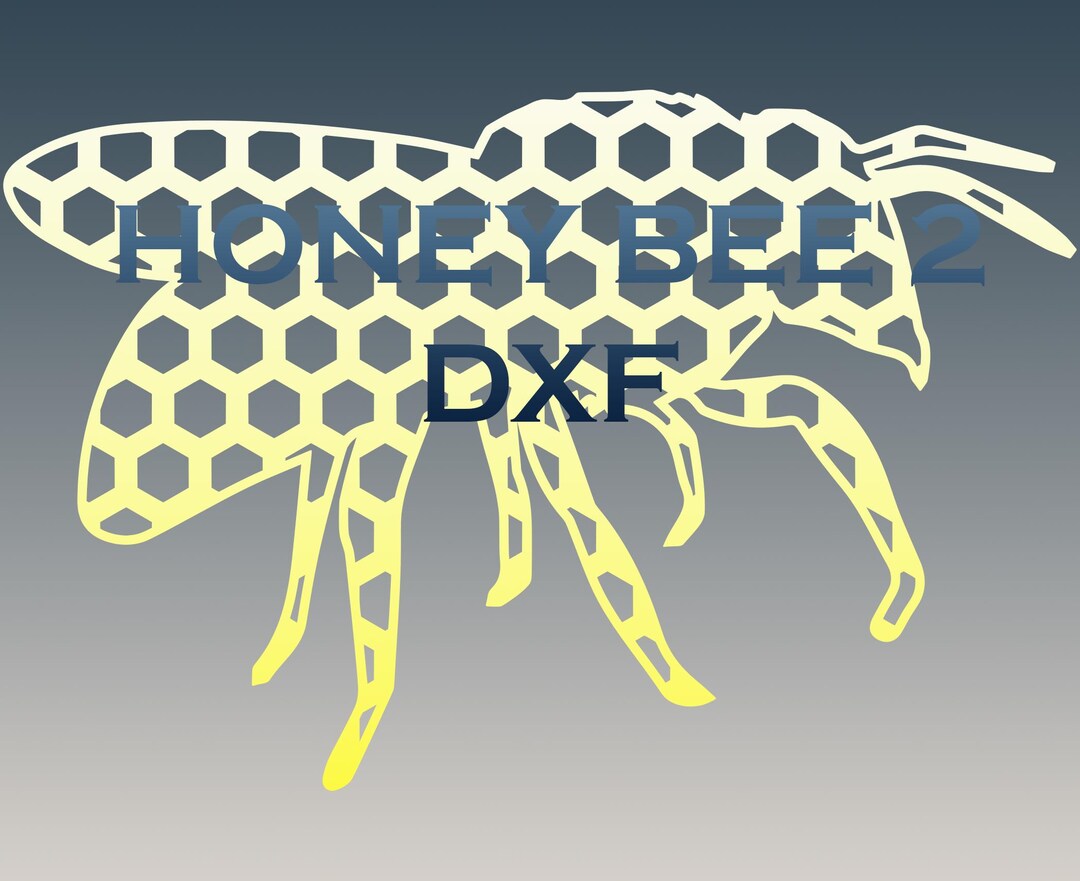 Honey Bee 2 - DXF and SVG Files - Etsy