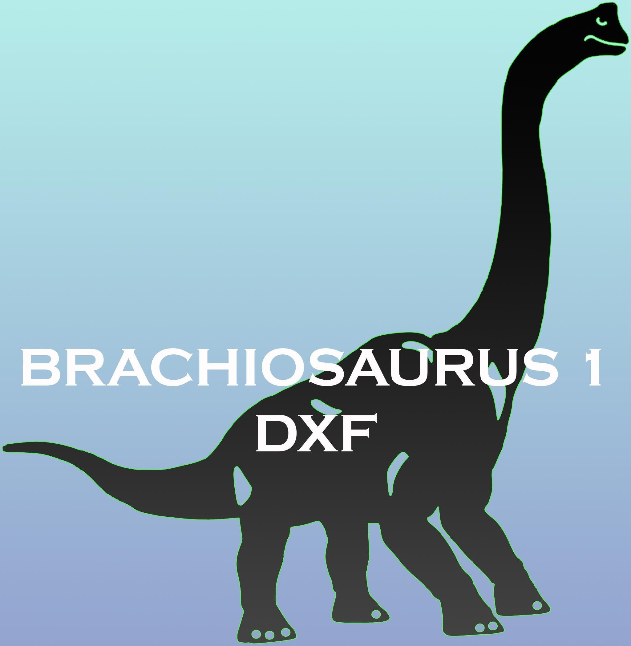Brachiosaurus 1 - DXF and SVG Files - Etsy