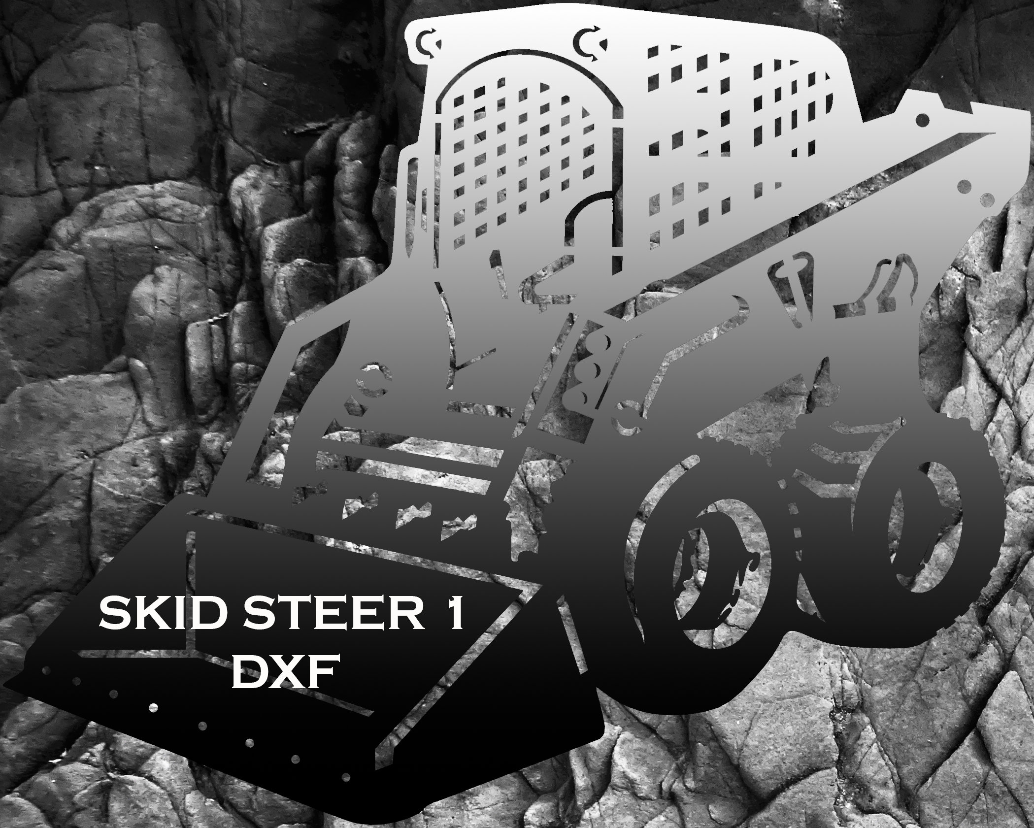 Skid Steer 1 - DXF and SVG Files - Etsy