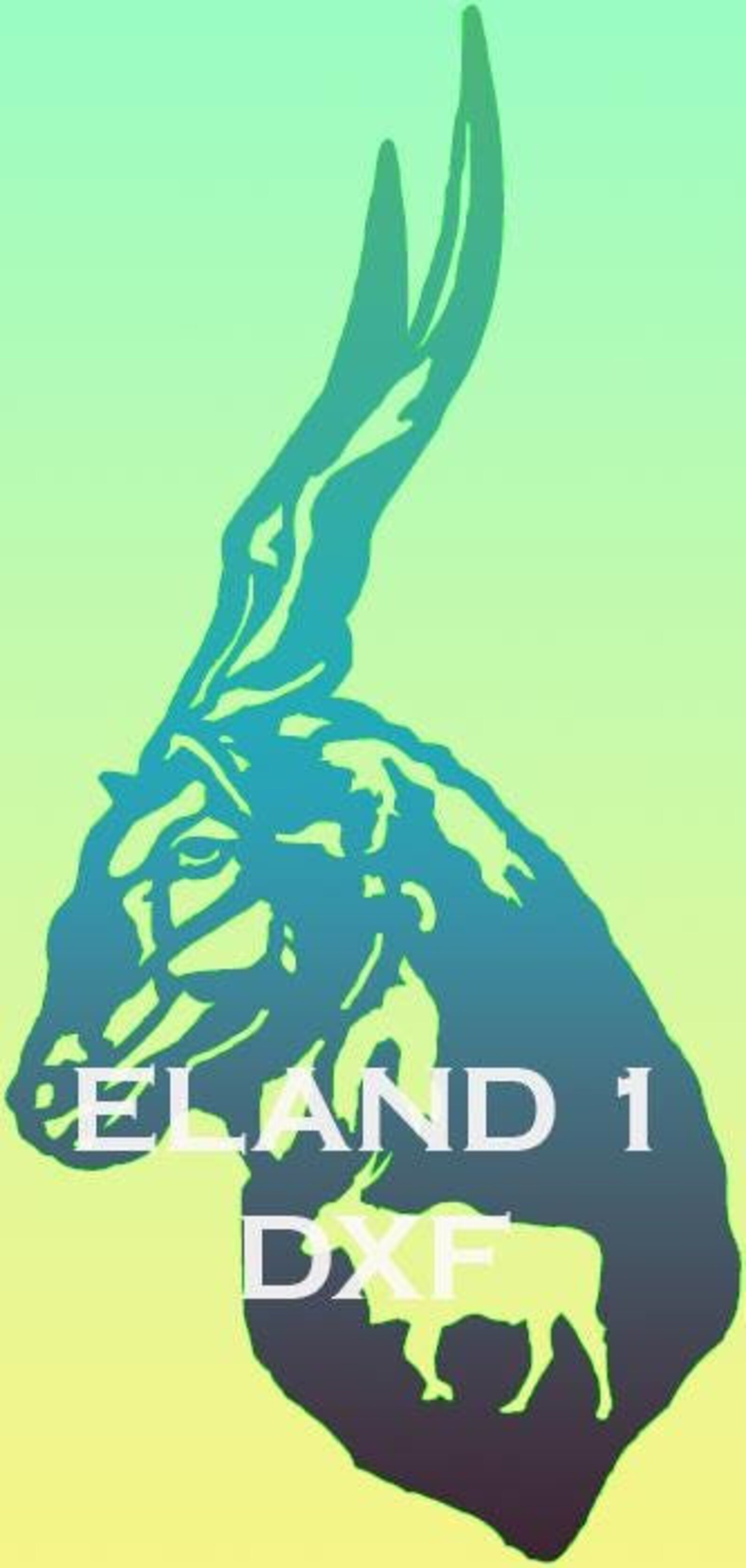 Eland 1 - DXF and SVG Files - Etsy