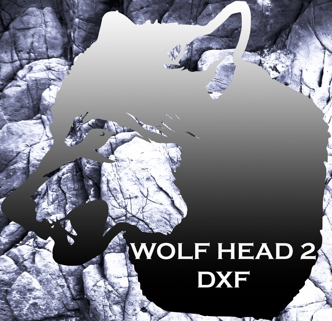 Wolf Head 2 - DXF and SVG Files - Etsy
