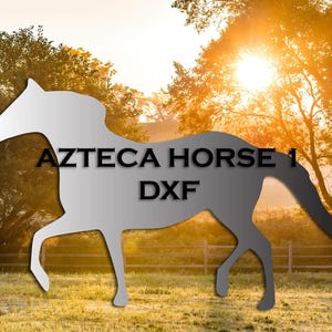 Azteca Horse 1 - DXF and SVG Files - Etsy