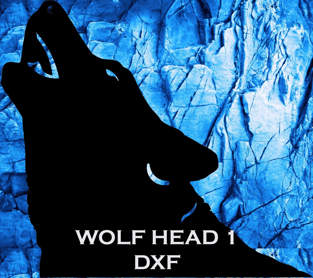 Wolf Head 1 - DXF and SVG Files - Etsy
