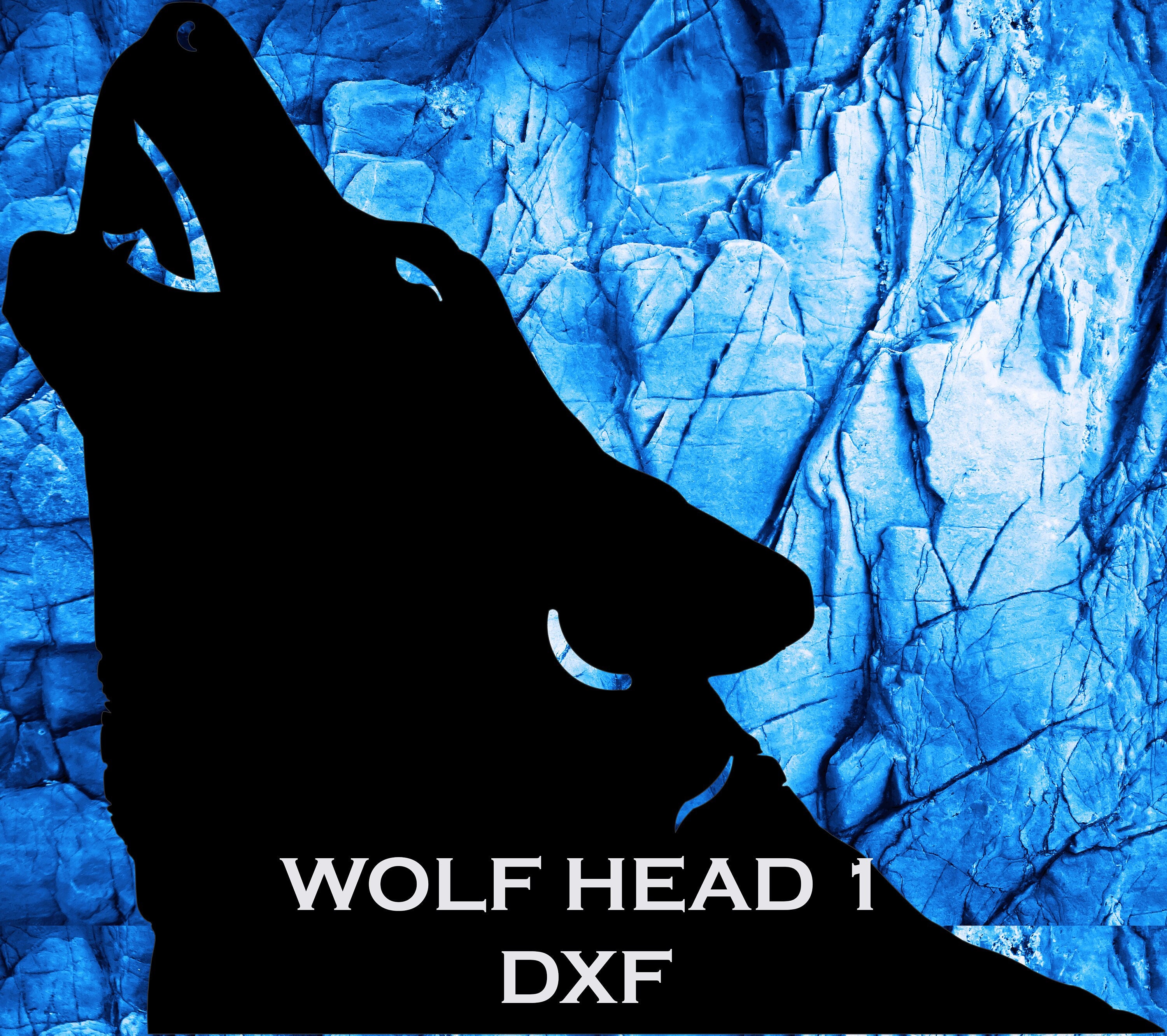Wolf Head 1 - DXF and SVG Files - Etsy