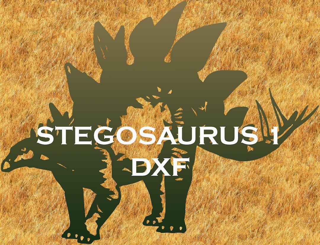 Stegosaurus 1 - DXF and SVG Files - Etsy