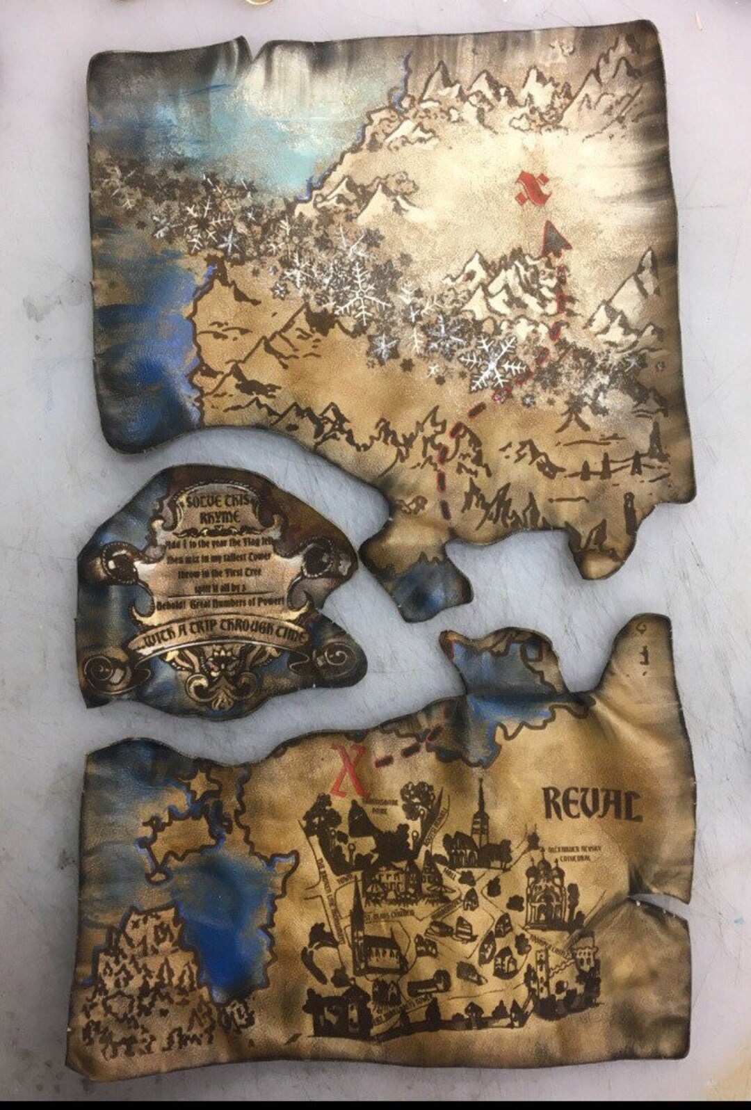 Custom Leather Maps - Etsy